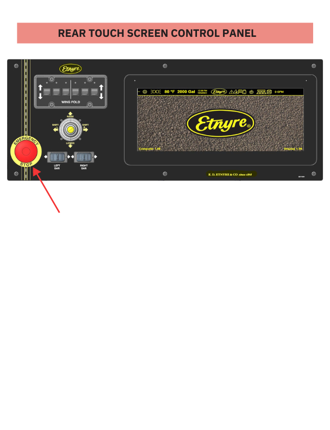 Rear Control Panel Emergency Stop Switch – Etnyre International Ltd.