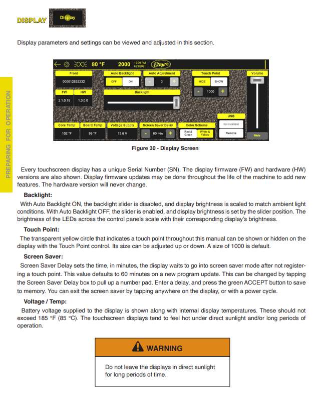 Preparing for Operation Instructions – Etnyre International Ltd.