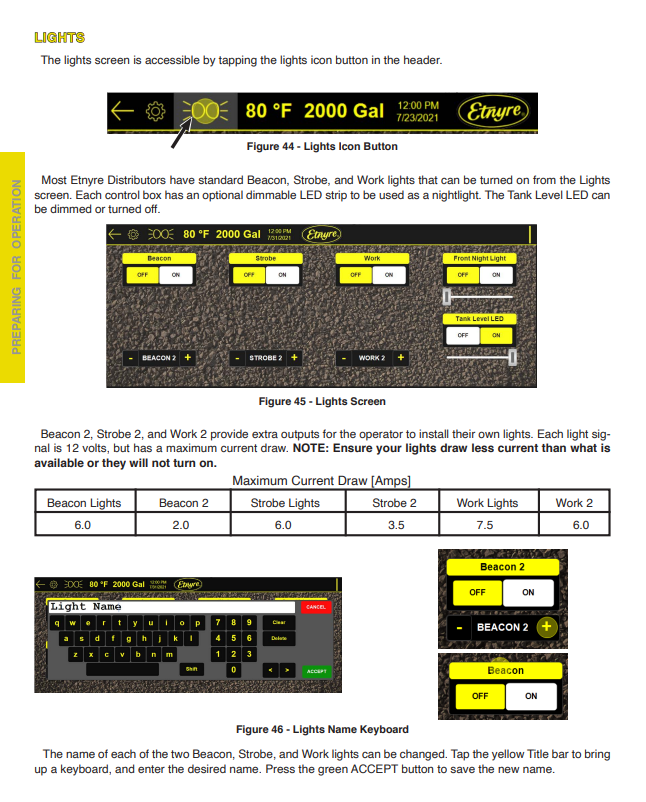 Preparing for Operation Instructions – Etnyre International Ltd.
